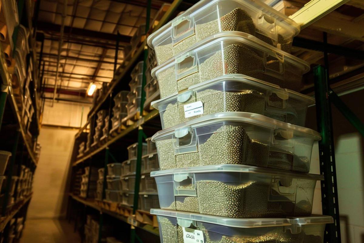 Le rangement idéal pour vos granulés de bois : optimisez votre stockage ...